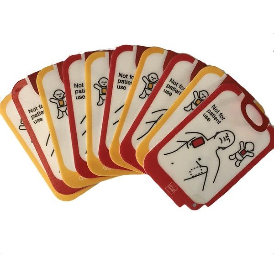 Physio Control Lifepak CR2-T – Patchs adhésifs de formation (5 paires) | Défi Santé Pour Tous