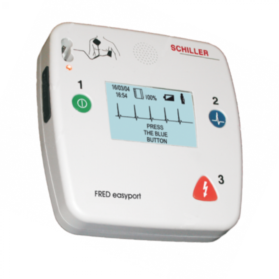 Défibrillateur Schiller Fred Easyport PLUS Semi-automatique | Défi ...